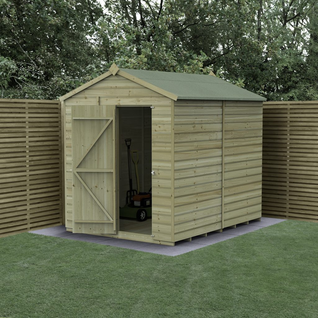 Forest Garden Beckwood 6x8 Apex Shed without Windows – Sam Turner & Sons