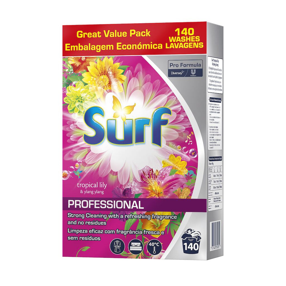 Surf Tropical Lily & Ylang Ylang Detergent Powder | 130 Washes – Sam ...