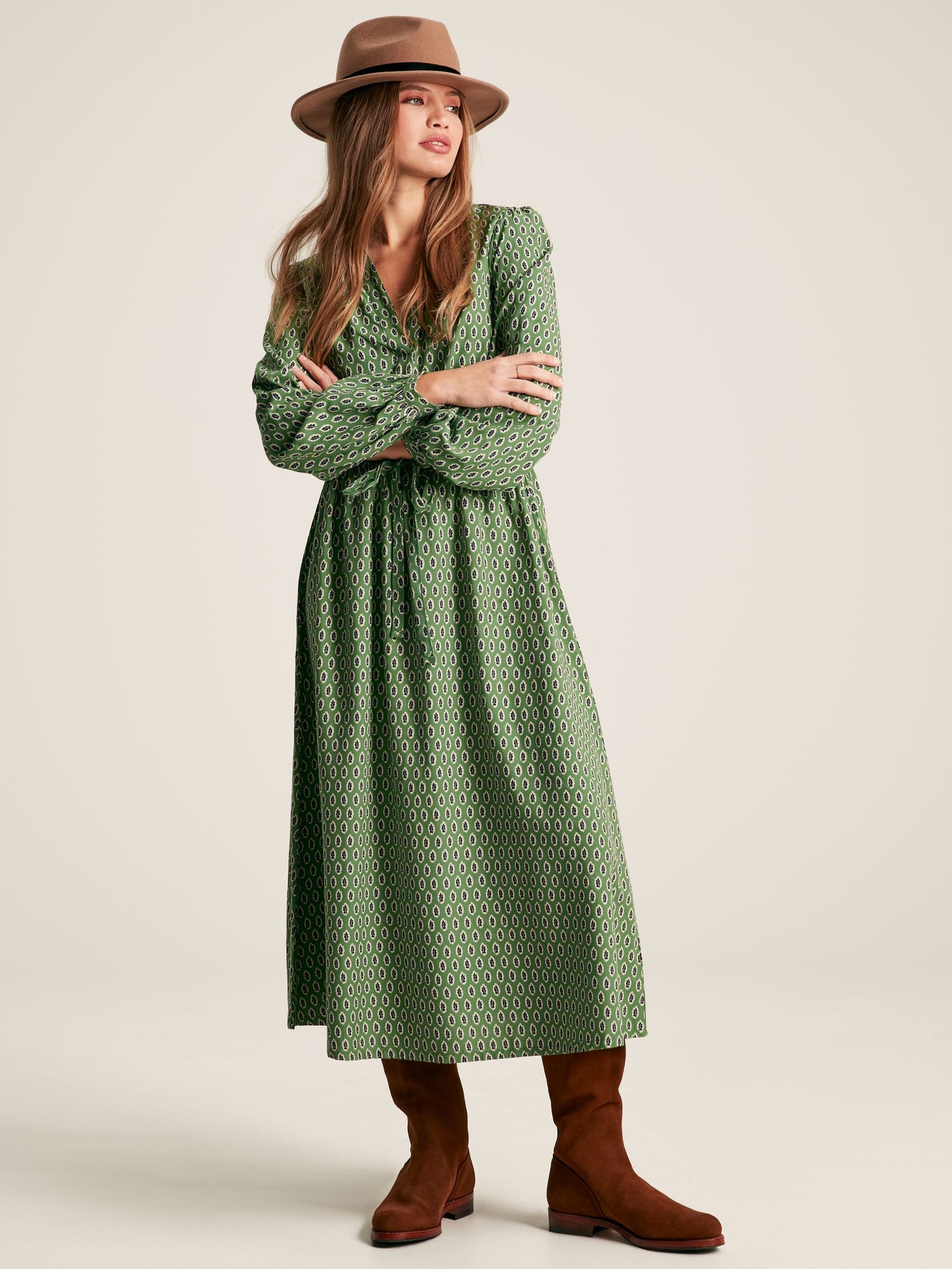 Joules Imogen Long Sleeve Midi Dress – Sam Turner & Sons