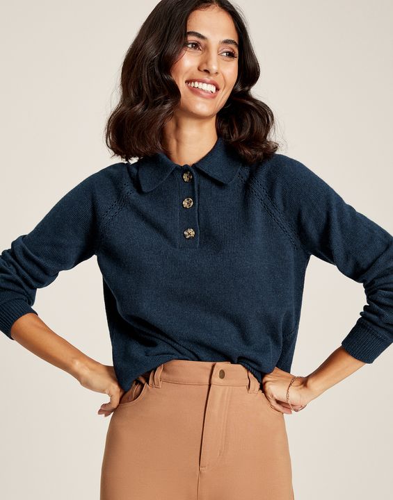 Joules Mia Collared Pointelle Jumper – Sam Turner & Sons