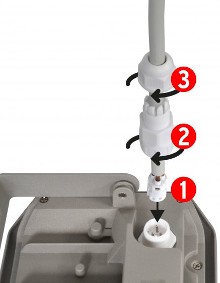 Brennenstuhl AL 3050 P LED Spotlight with PIR Sensor 3110lm 30W IP44 ...