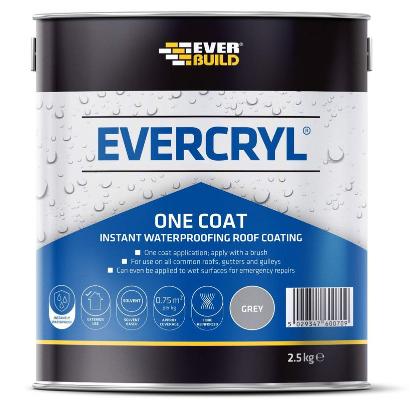 Everbuild Evercryl One Coat Waterproof Roof Coating – Sam Turner & Sons