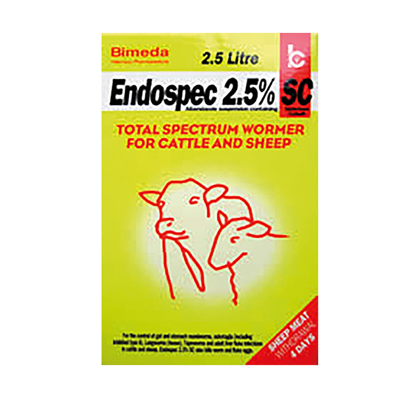 Endospec SC 2.5% w/v Oral Suspension – Sam Turner & Sons