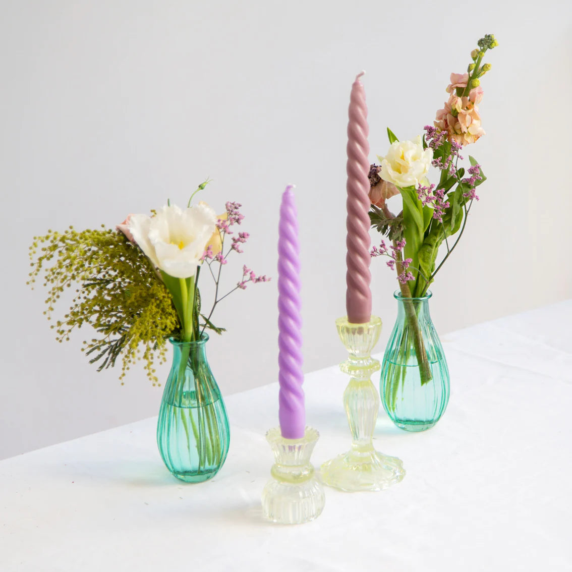 Talking Tables Boho Pale Green Glass Candle Holder – Sam Turner & Sons