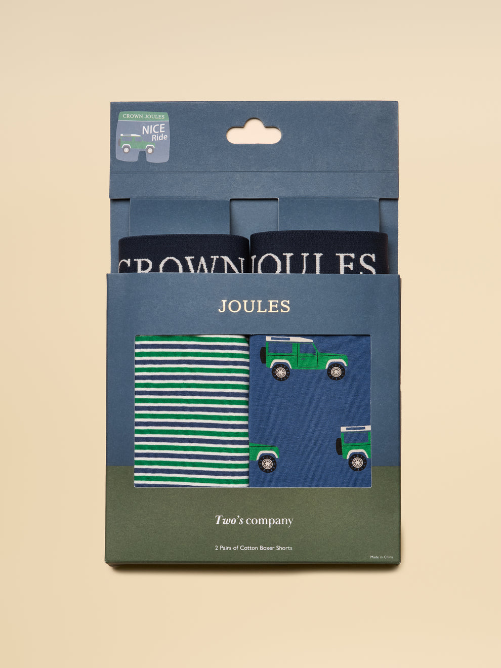 Joules Crown Joules Cotton Boxers 2 Pack – Sam Turner & Sons