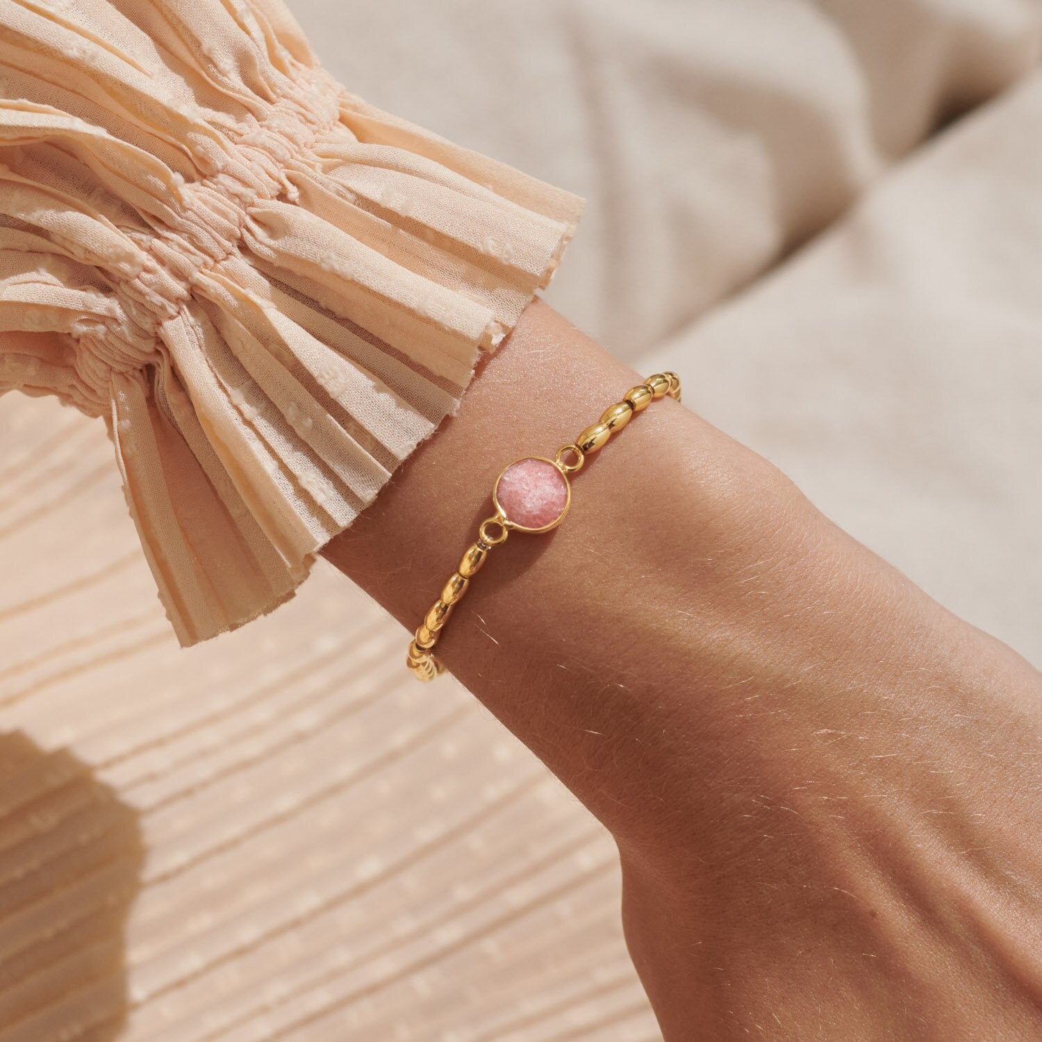 Joma Jewellery Serenity Stones Watermelon Quartz Bracelet – Sam Turner ...