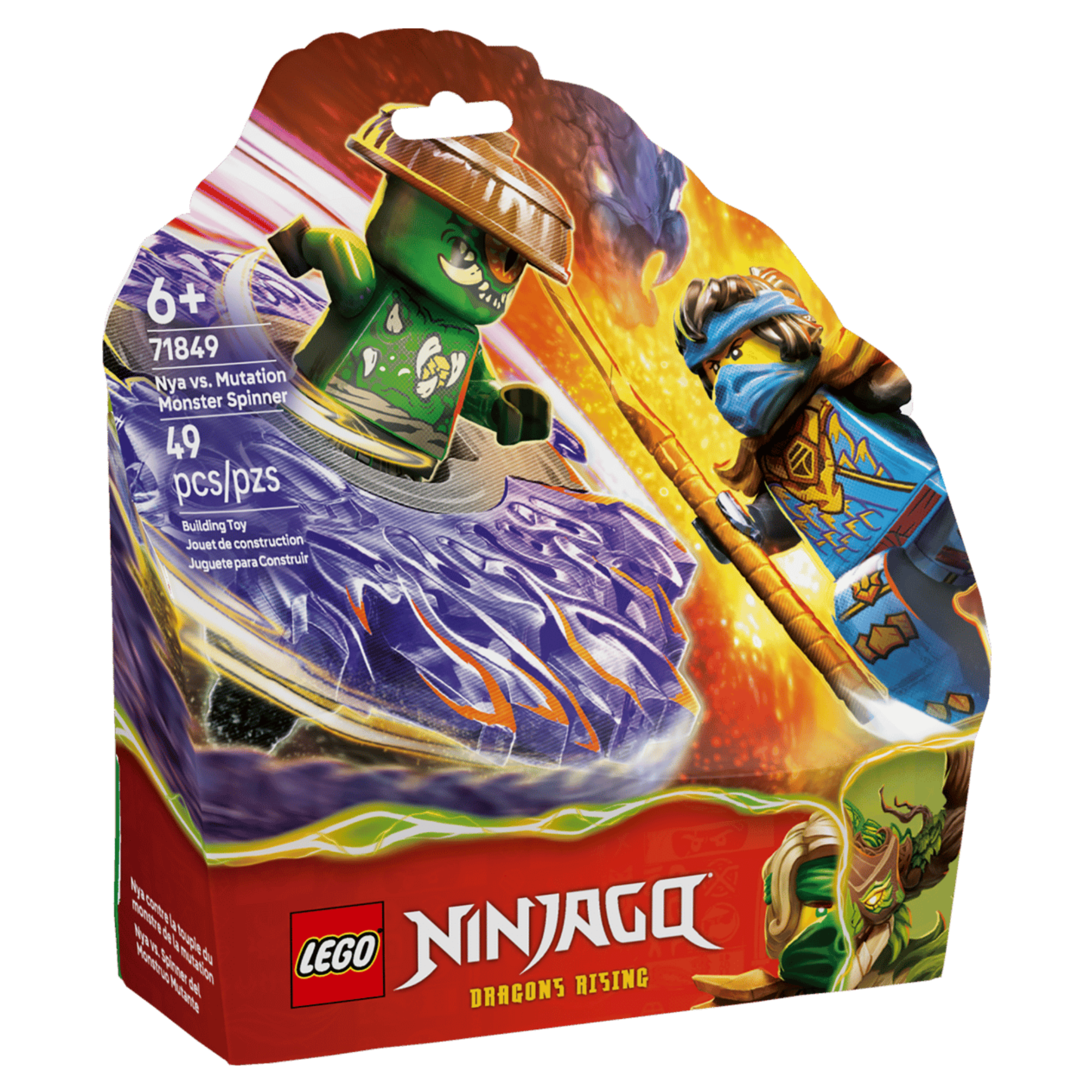 Lego Ninjago Nya vs. Mutation Monster Spinner 71849 – Sam Turner & Sons