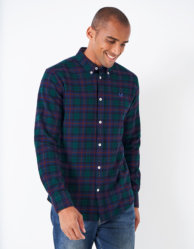 Crew Clothing Blackwatch Flannel Check Casual Fit Shirt – Sam Turner & Sons