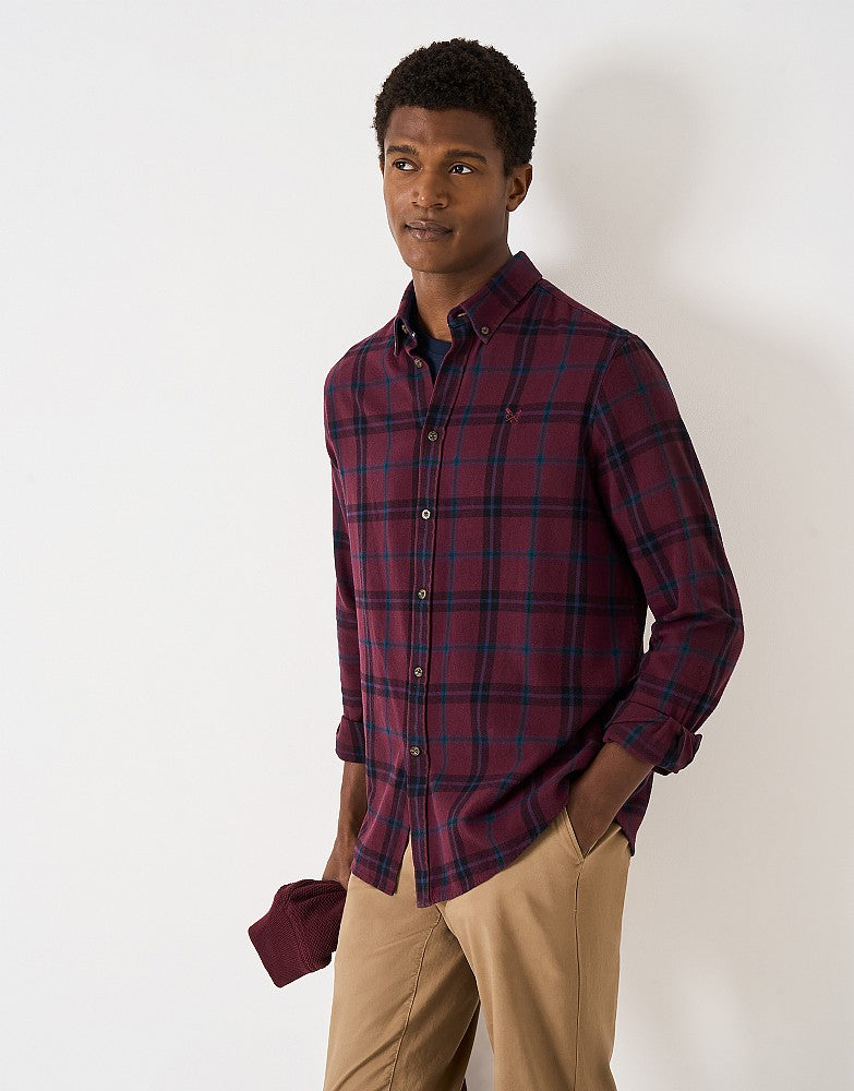 Crew Clothing Classic-Fit House Check Flannel Shirt – Sam Turner & Sons