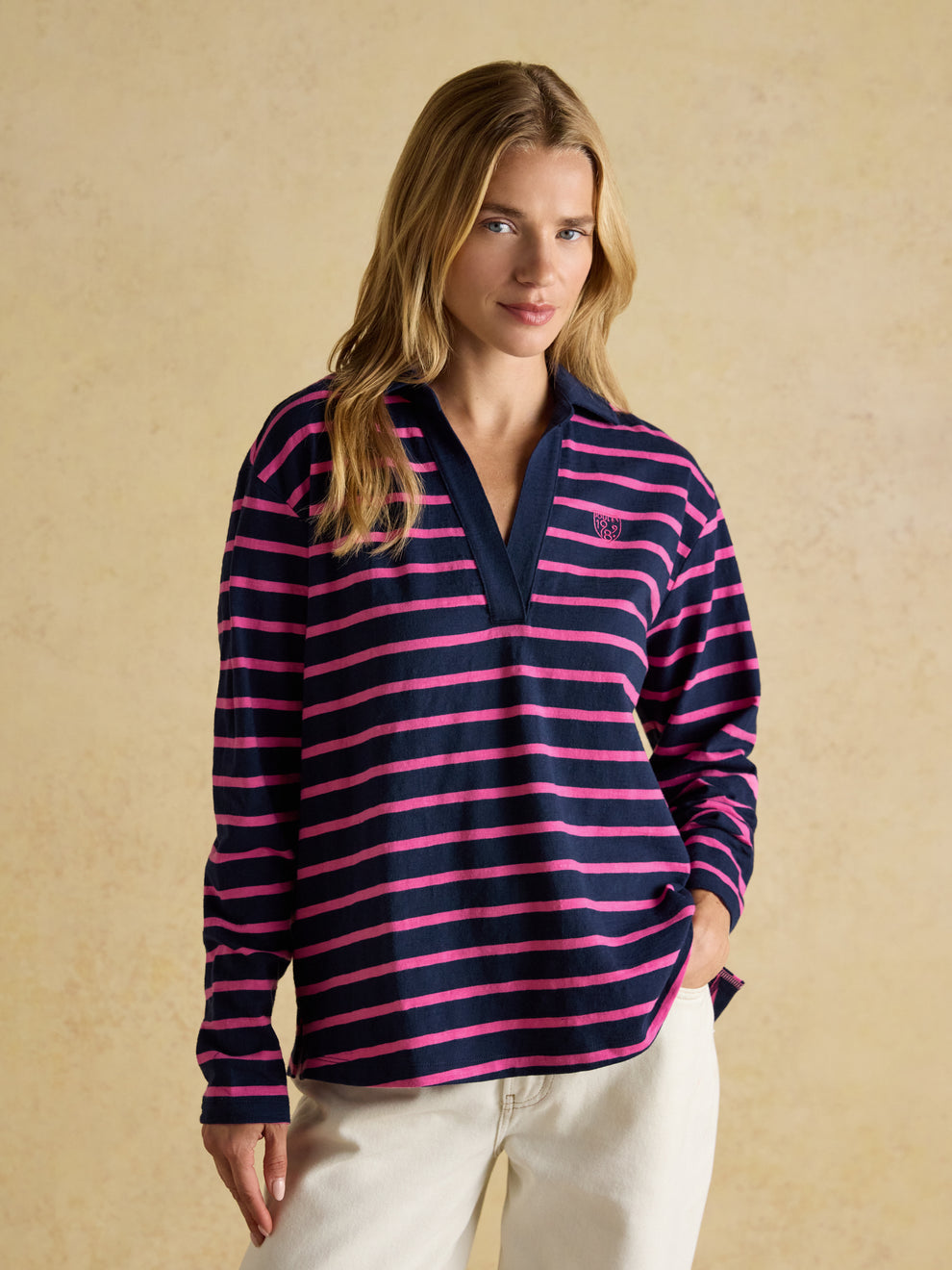 Joules Tallie Combed Cotton Slub Collared Top – Sam Turner & Sons