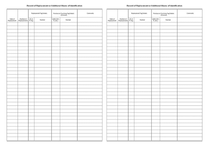 Sheep Movement Book - Holding/Flock Register for Sheep/Goats A4 – Sam ...