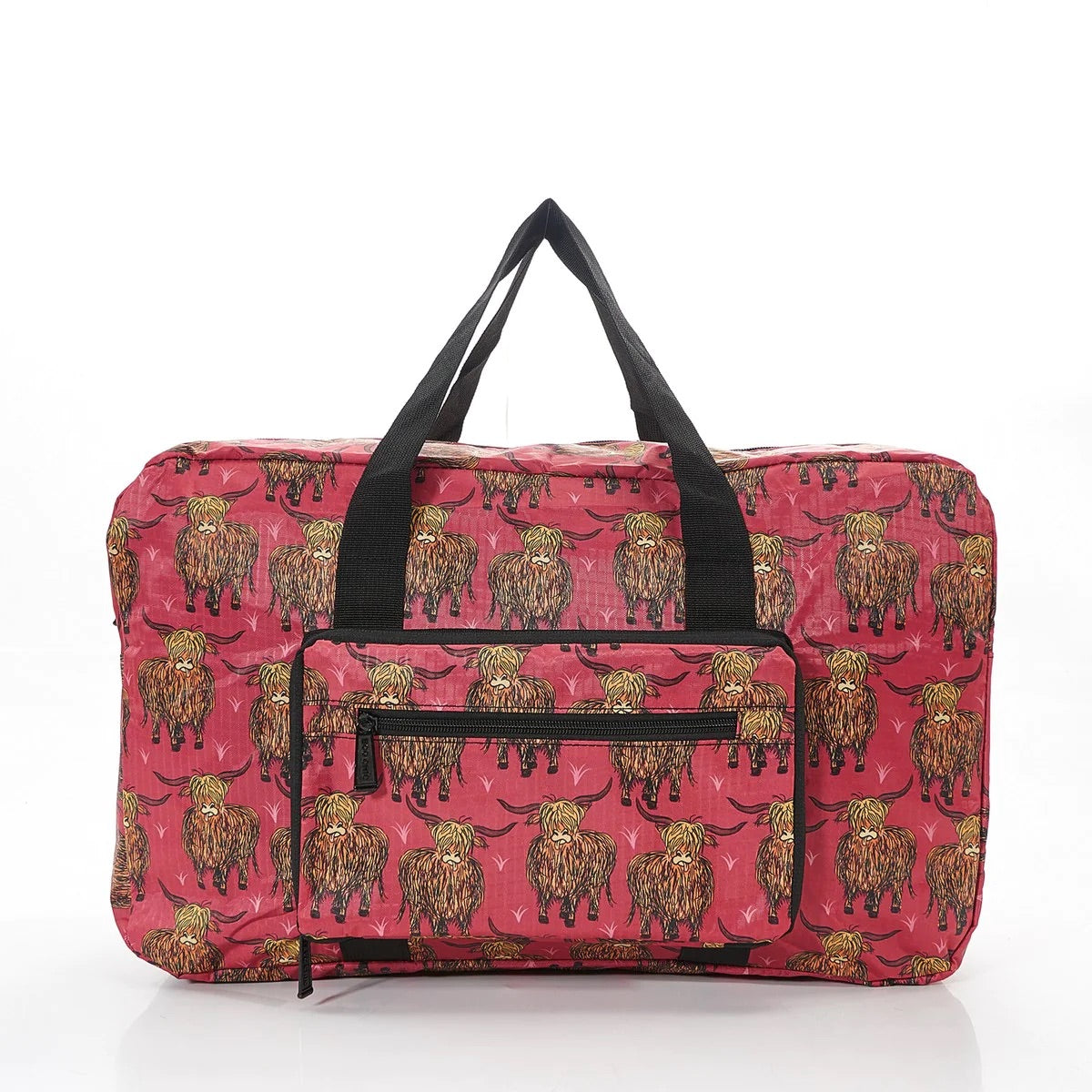 Eco Chic Lightweight Foldable Holdall Highland Cow Red – Sam Turner & Sons