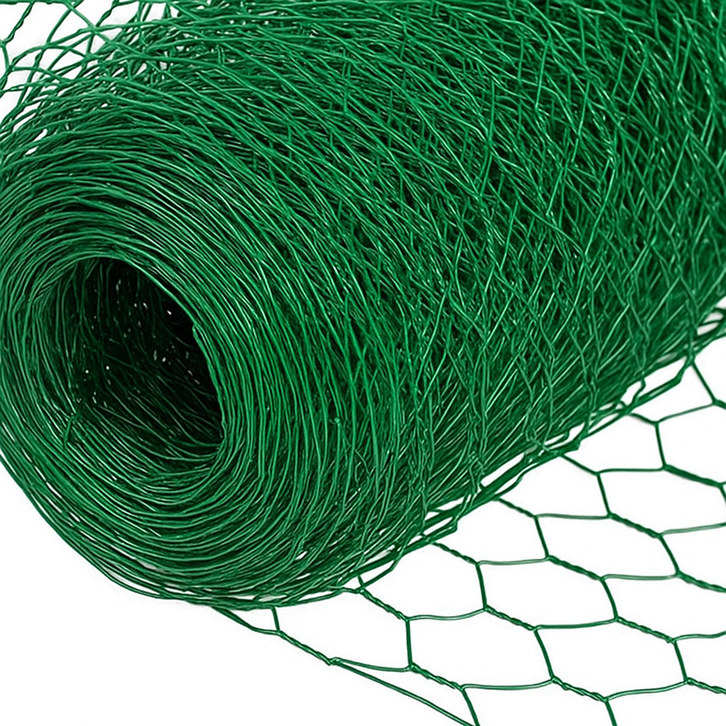 Green PVC Wire Netting 500mm x 13mm - 10m Roll – Sam Turner & Sons