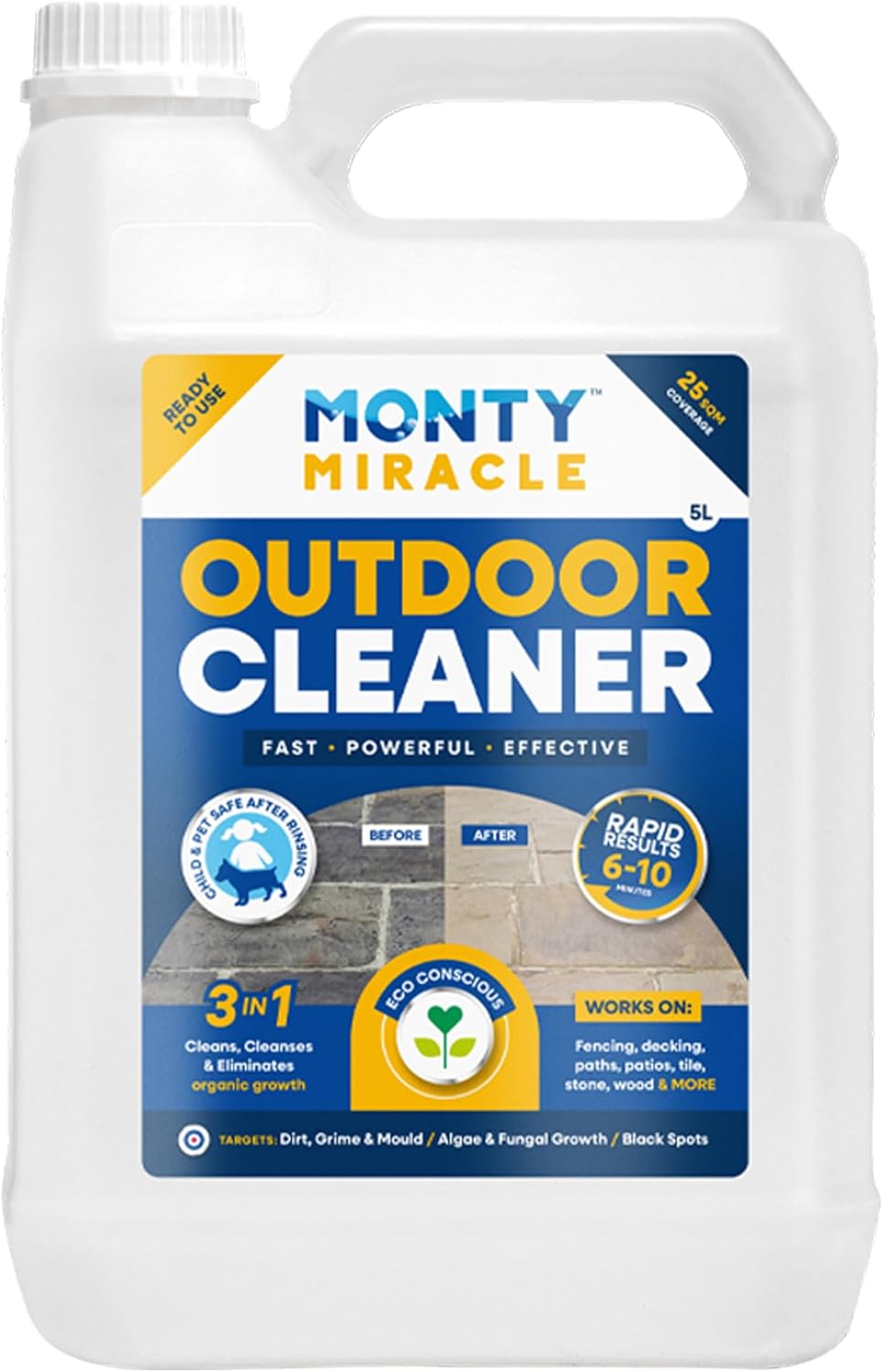 Monty Miracle Fast Outdoor Patio Cleaner 5L – Sam Turner & Sons