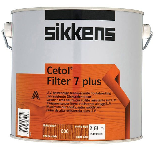 Sikkens Cetol Filter 7 Light Oak Paint 2.5L – Sam Turner & Sons