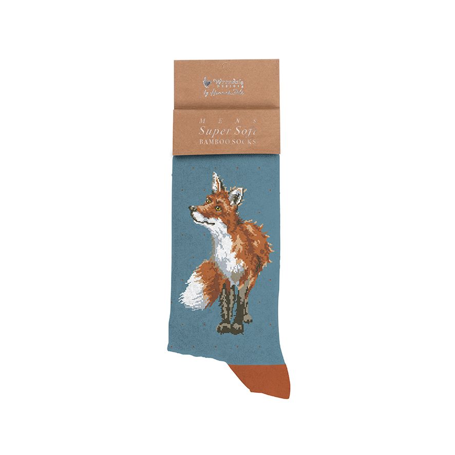 Wrendale Bright Eyed and Bushy Tailed Fox Mens Socks – Sam Turner & Sons