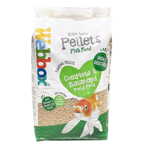 Webbox Rainbow Floating Pond Pellet Fish Food 10kg – Sam Turner & Sons