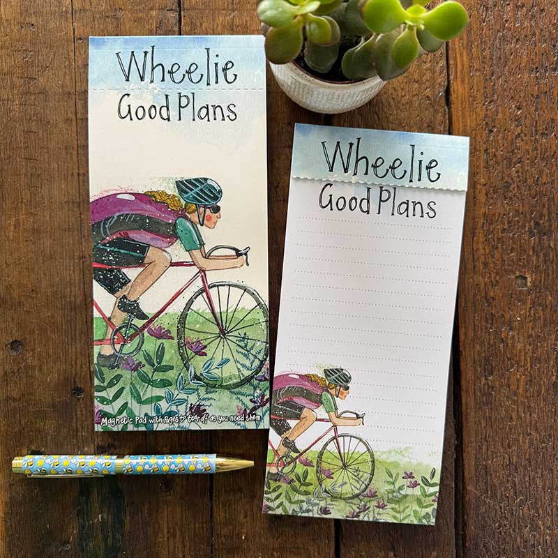 Alex Clark Wheelie Good Plans To Do List Magnetic Notepad – Sam Turner ...