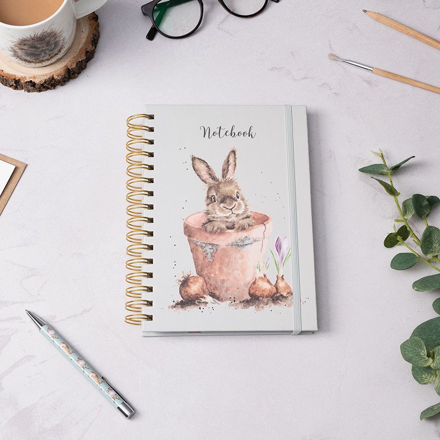 Wrendale The Flower Pot Rabbit A5 Notebook – Sam Turner & Sons