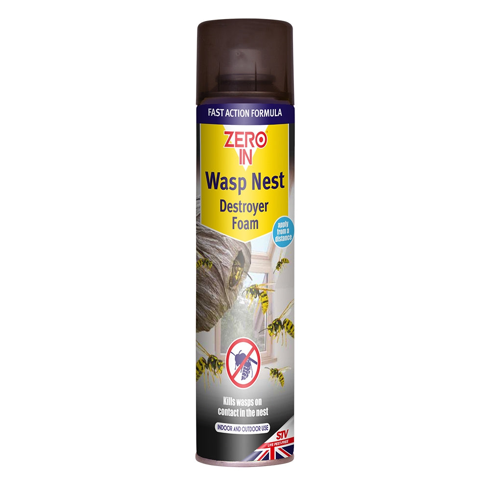 Zero-In Wasp Nest Killer Foam Aerosol 300ml – Sam Turner & Sons