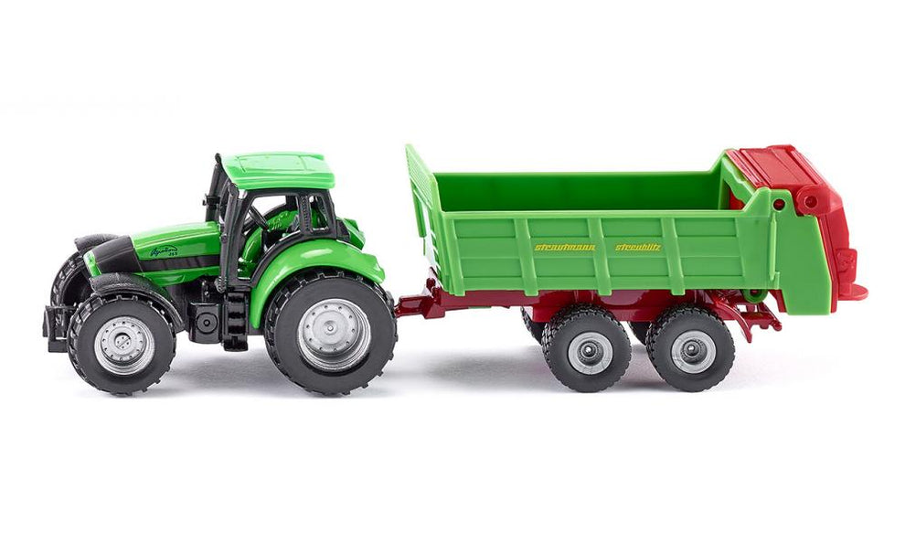 Siku Deutz Tractor with Universal Manure Spreader Toy | Siku 1673 – Sam ...