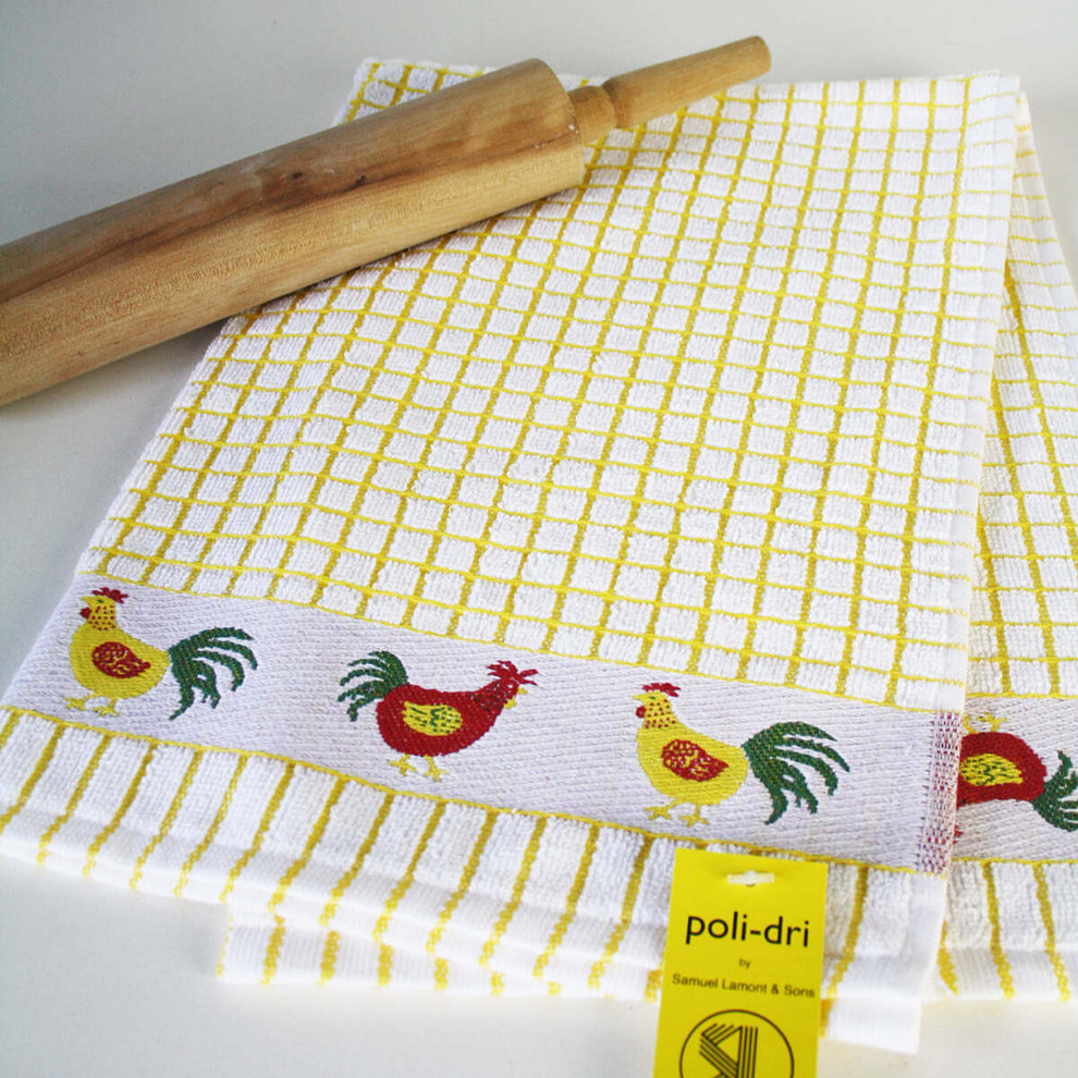 Samuel Lamont Poli-Dri Tea Towel Jacquard Chickens – Sam Turner & Sons