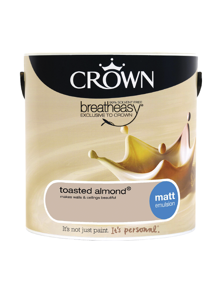 Crown Paints Matt Breatheasy Coloured Emulsion 2.5kg – Sam Turner & Sons