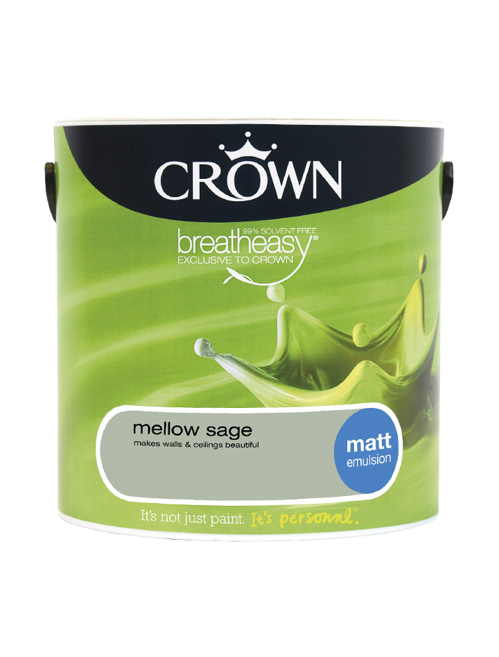 Crown Paints Matt Breatheasy Coloured Emulsion 2.5kg – Sam Turner & Sons
