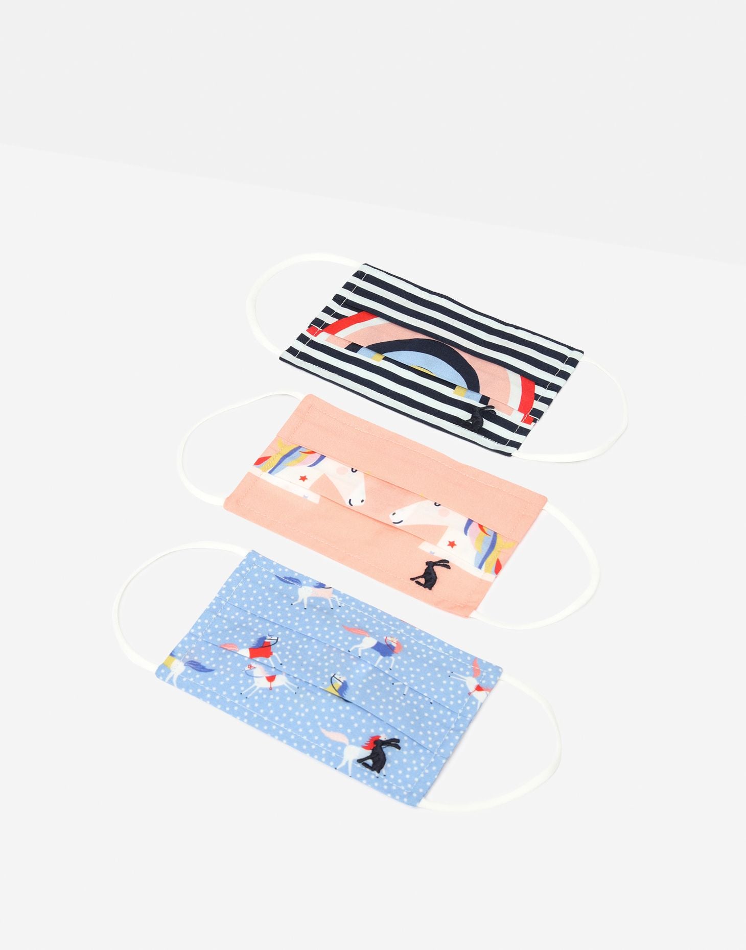 Joules Children's Non-Medical Face Covering 3-Pack | Joules Face Mask ...