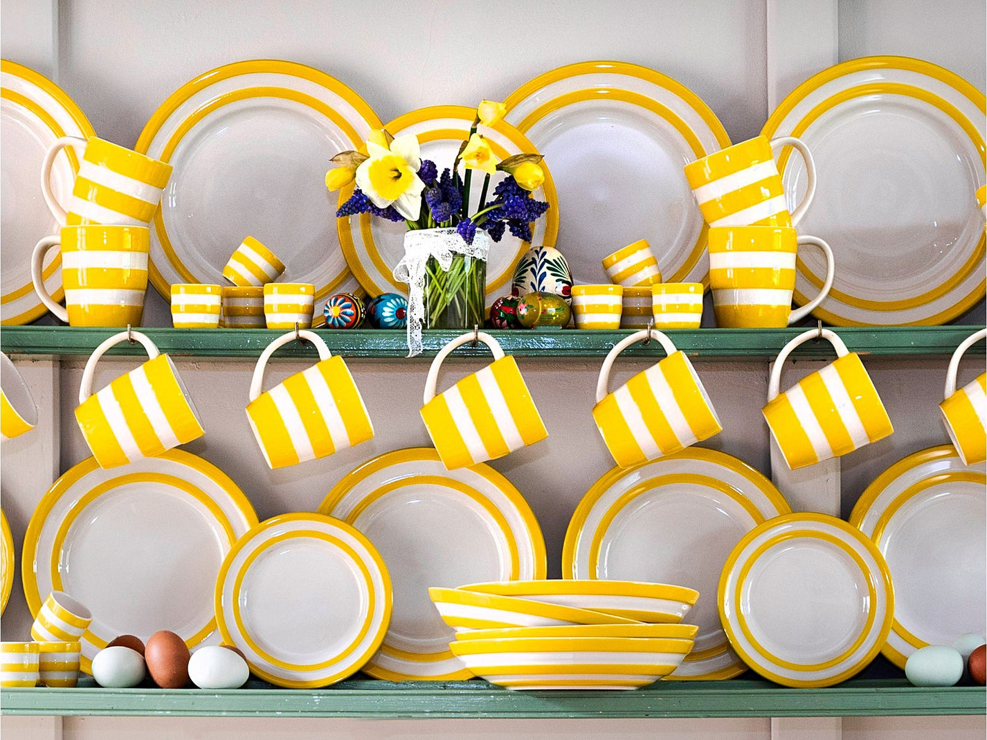 Cornishware Cornish Egg Cup Set of 4 | Cornishware Egg Cups – Sam ...