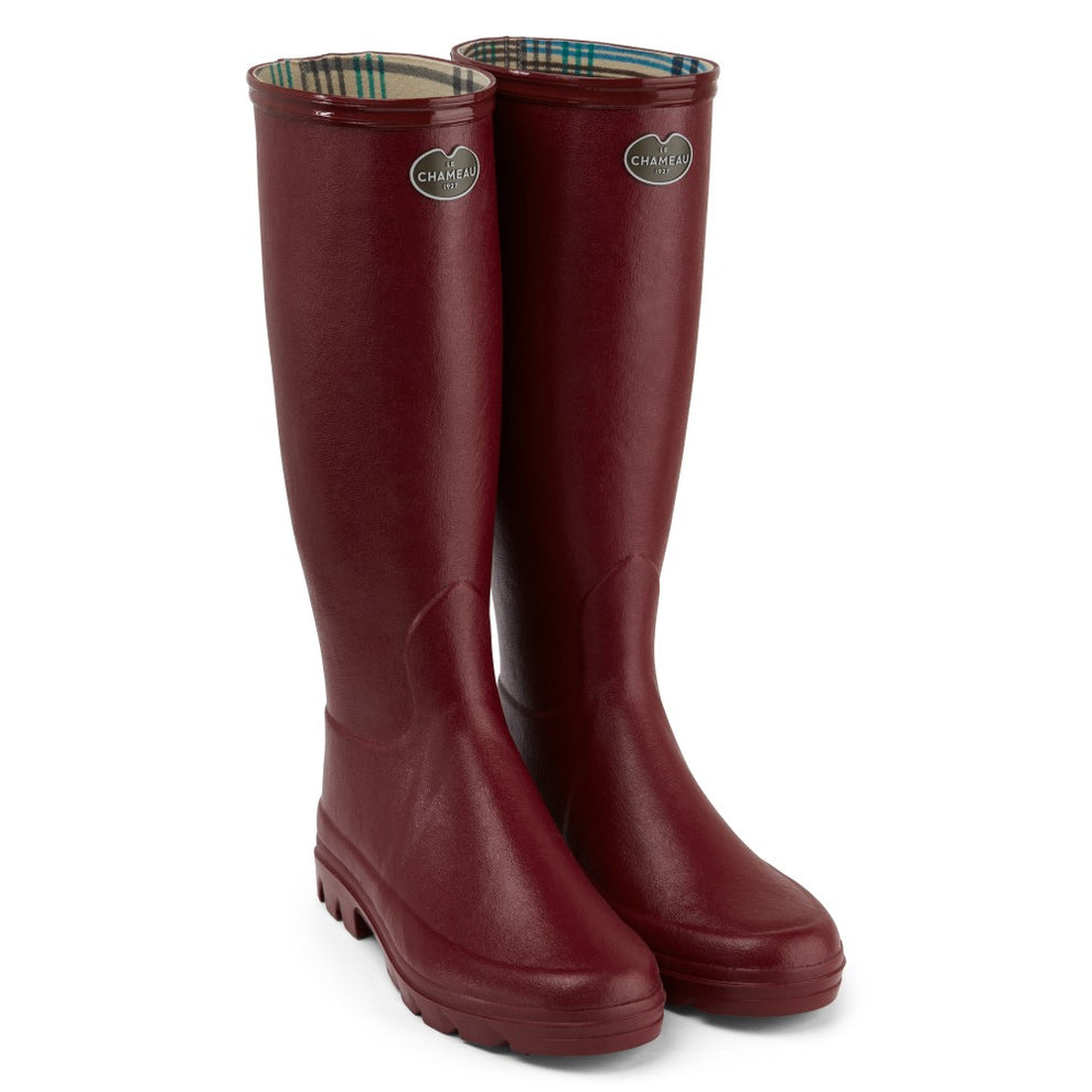 Le Chameau Iris Jersey Lined Wellington Boots | Le Chameau Boots – Sam ...
