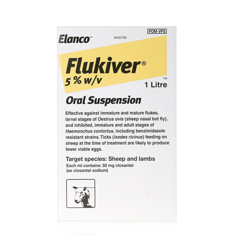 Flukiver 5% w/v Oral Suspension – Sam Turner & Sons