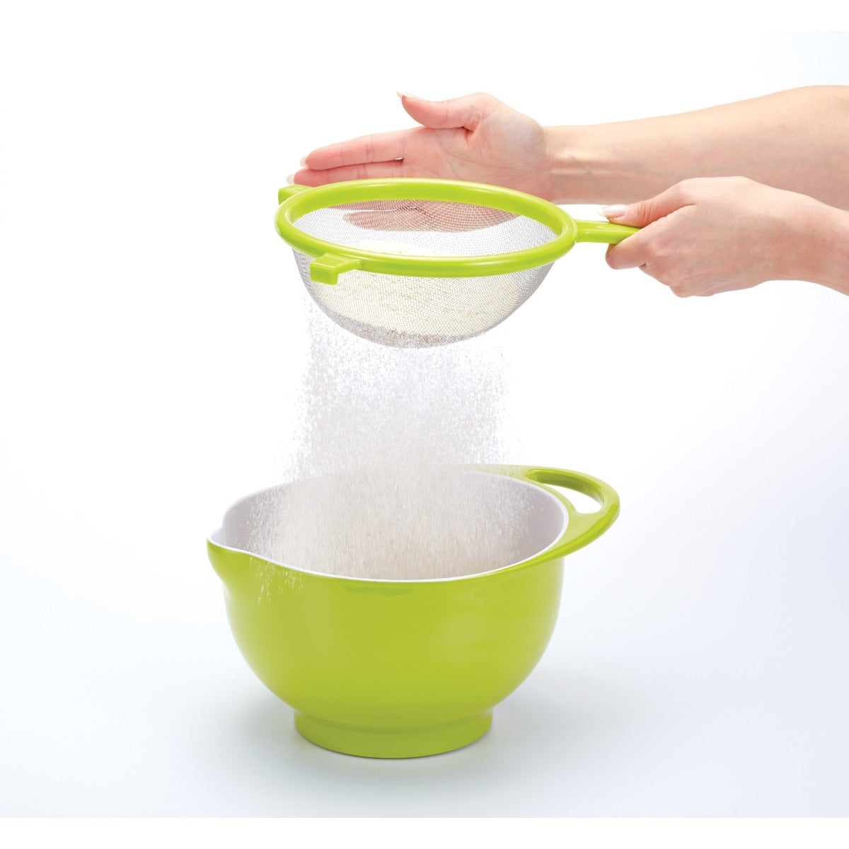 Colourworks by KitchenCraft Stainless Steel Fine Mesh Round Sieves ...