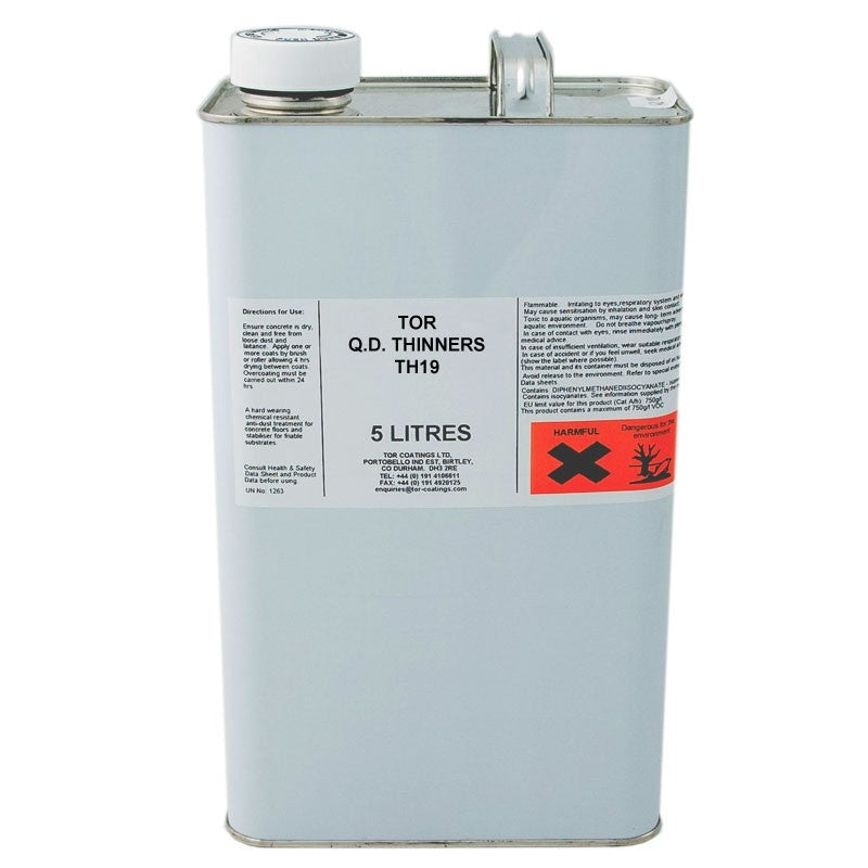 Tor Coatings Q.D. Thinners TH019 5L – Sam Turner & Sons