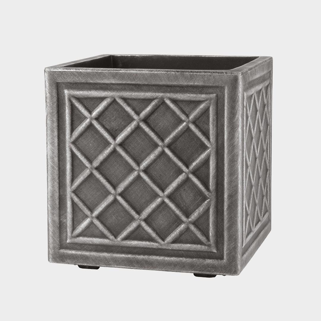 Stewart Lead Effect Square Planter | Stewart Planters – Sam Turner & Sons