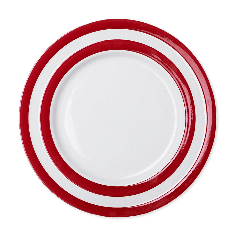 Cornishware Cornish Red Main Plate 28cm | Cornishware Plates – Sam ...