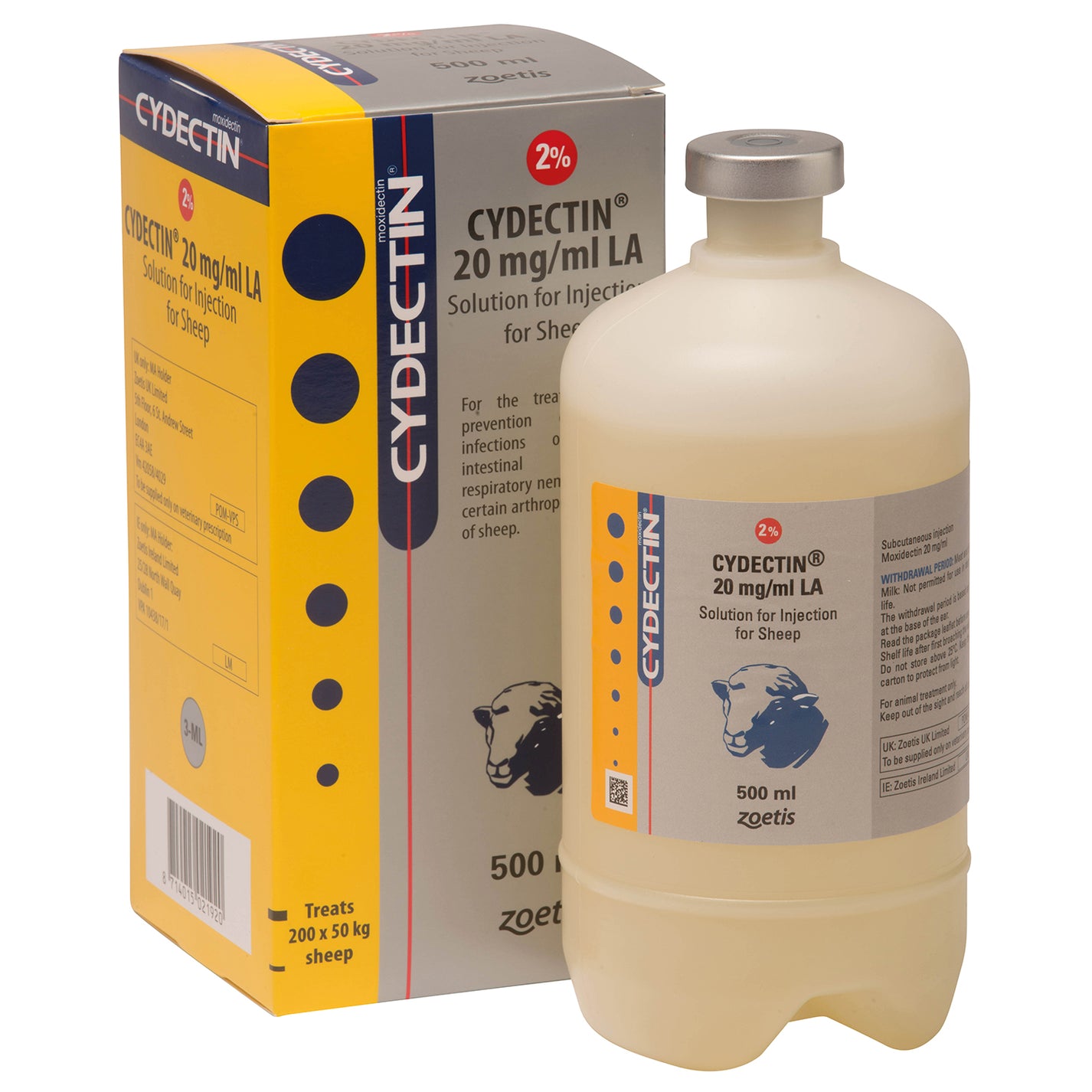 Cydectin 20 mg/ml LA Solution for Injection for Sheep – Sam Turner & Sons