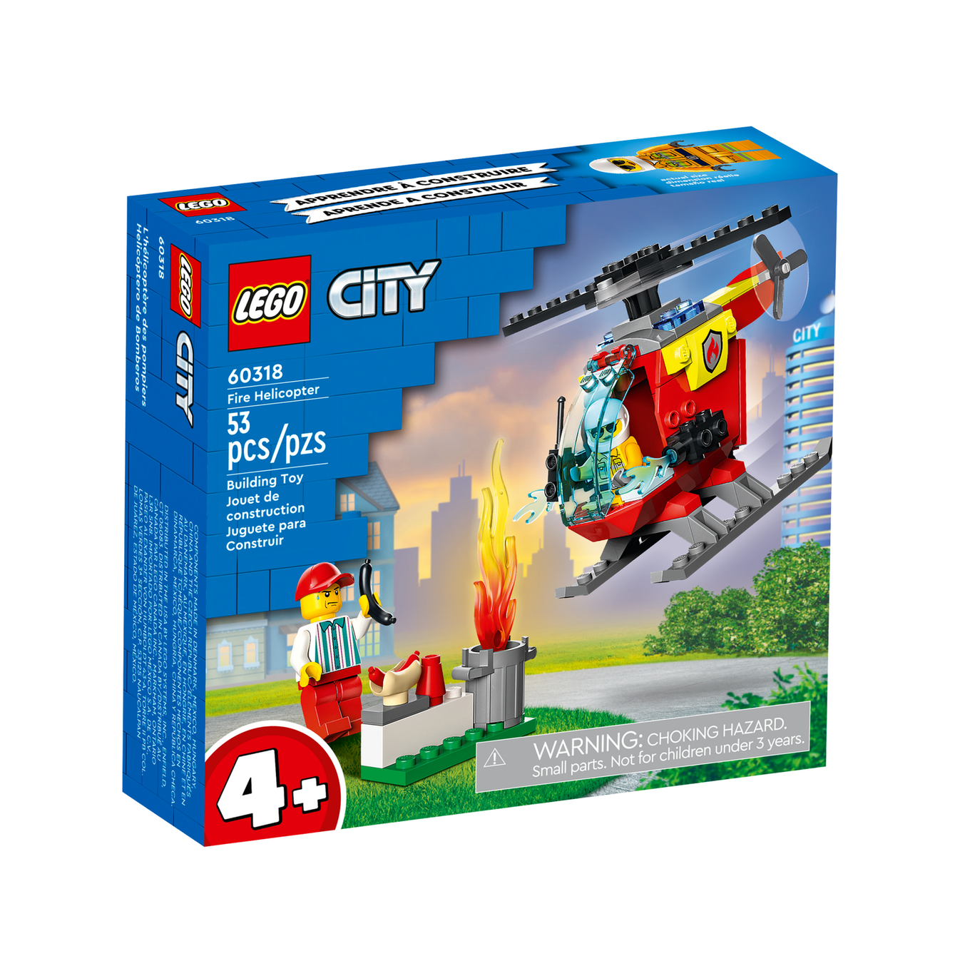 LEGO City Fire Helicopter 60318 – Sam Turner & Sons