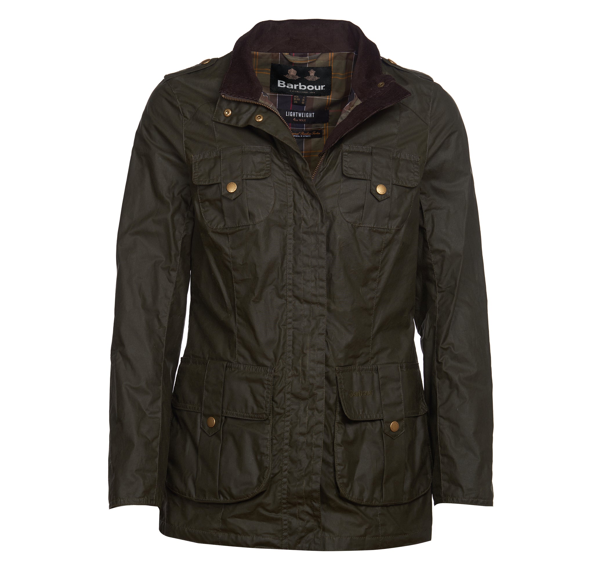 Barbour Defence Lightweight Wax Jacket | Barbour Wax Jackets – Sam ...