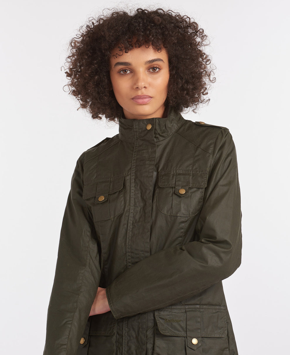 Barbour Defence Lightweight Wax Jacket | Barbour Wax Jackets – Sam ...