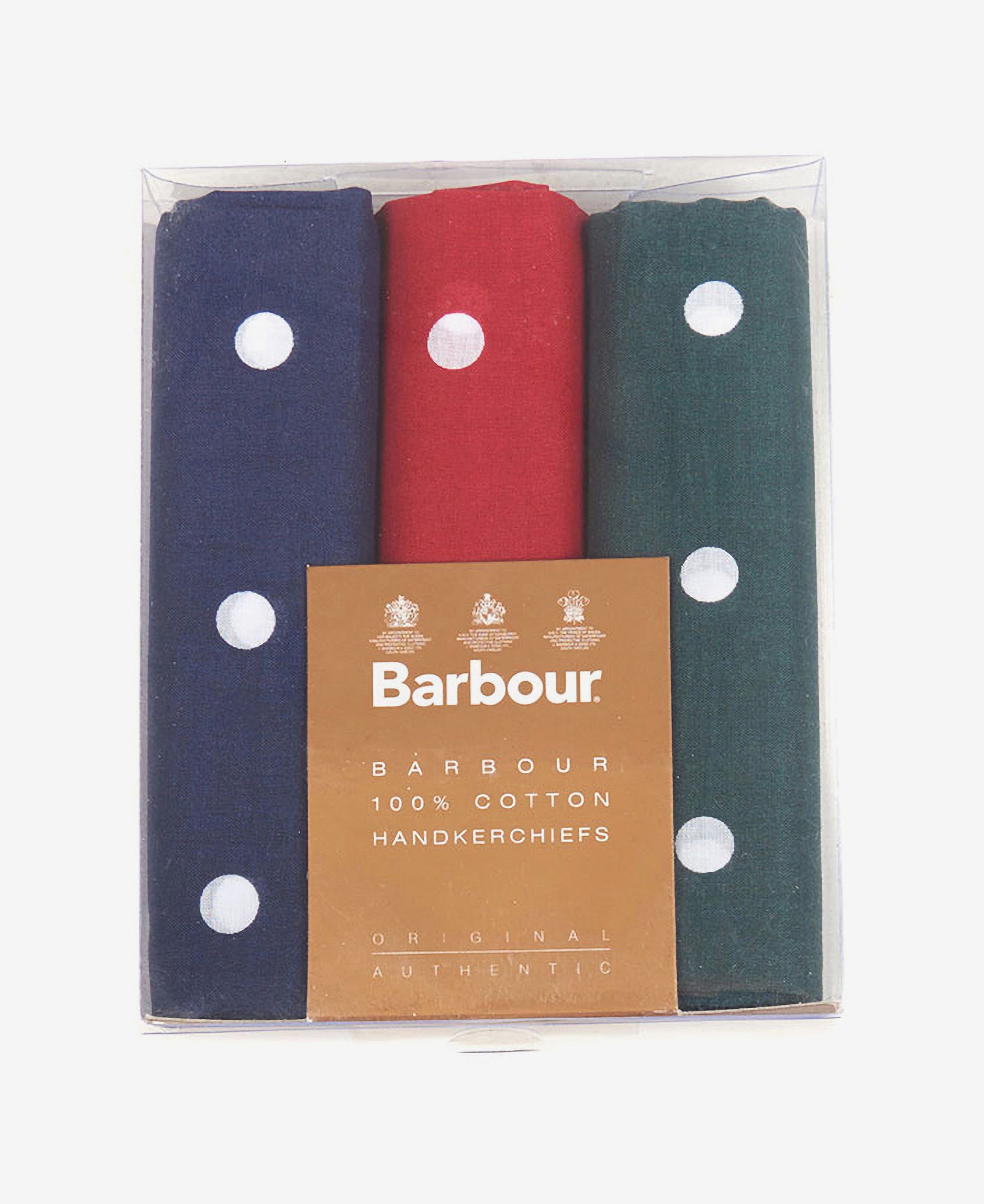 Barbour Handkerchiefs 3 Pack | Barbour Hankies – Sam Turner & Sons