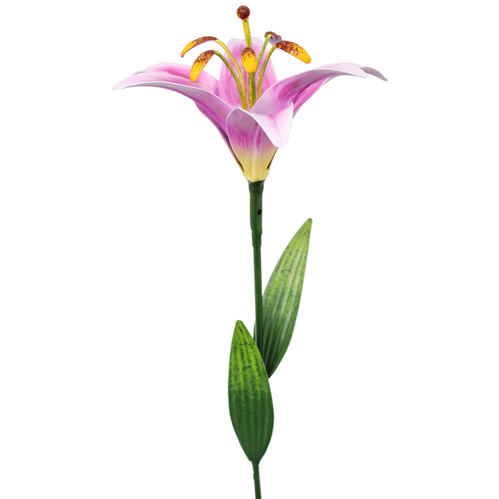 Primus 82cm Medium Metal Pink Lily Garden Stake – Sam Turner & Sons