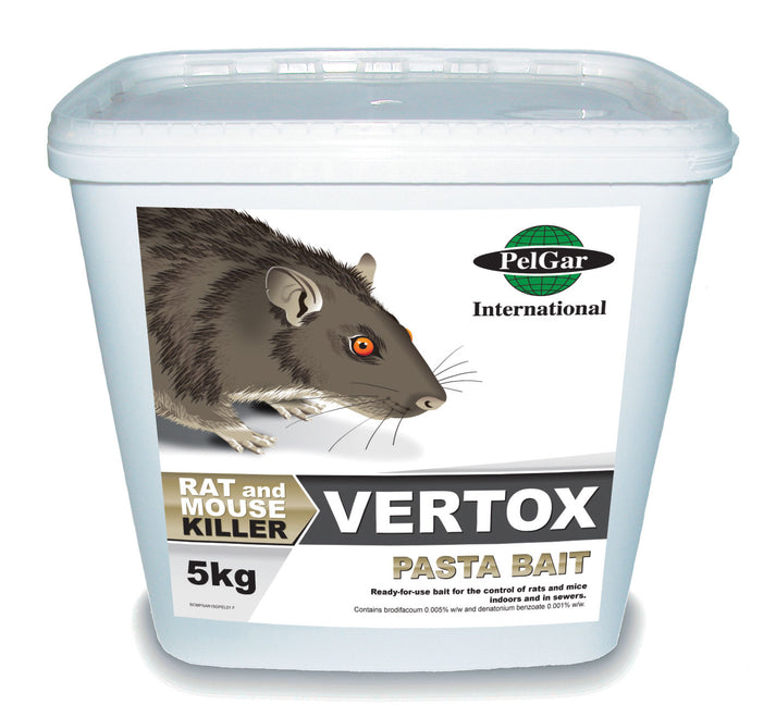 Vertox Rodent Poison Pasta Bait 5kg – Sam Turner & Sons