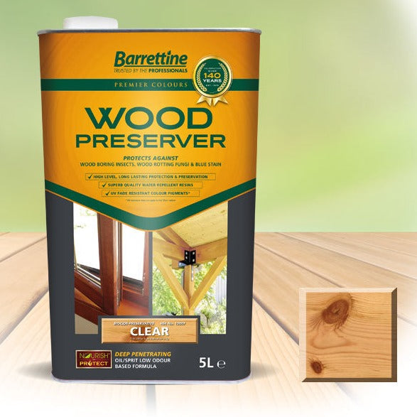 Barrettine Nourish & Protect Premier Wood Preserver 5L – Sam Turner & Sons