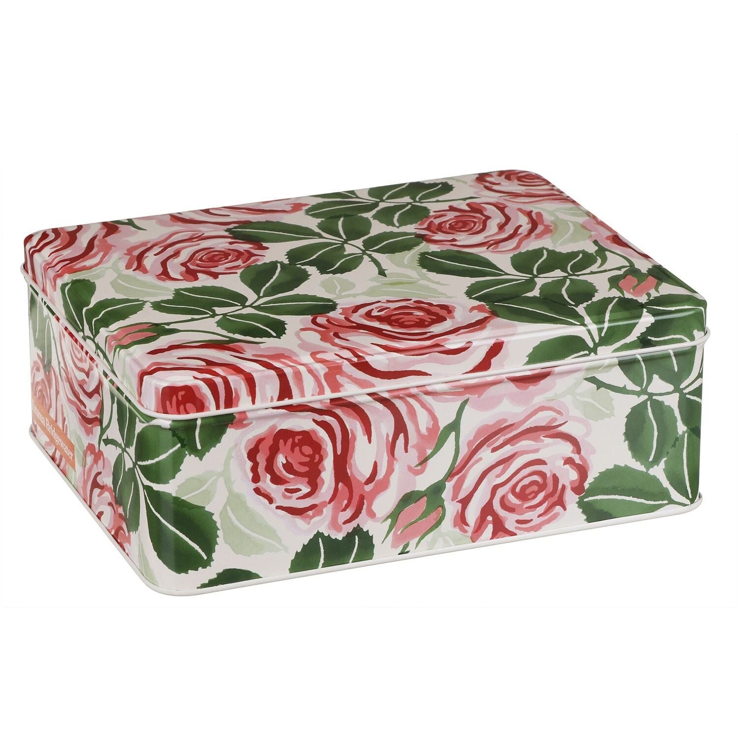 Emma Bridgewater Pink Roses Deep Rectangular Tin | Emma Bridgewater ...