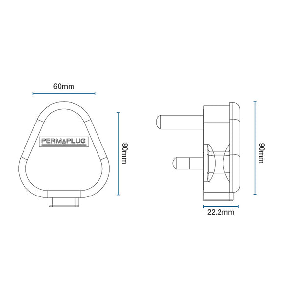 Masterplug Heavy Duty Round Pin Plug 15A – Sam Turner & Sons