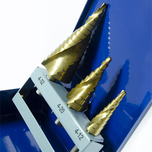 Jefferson 3 Piece HSS Step Drill – Sam Turner & Sons