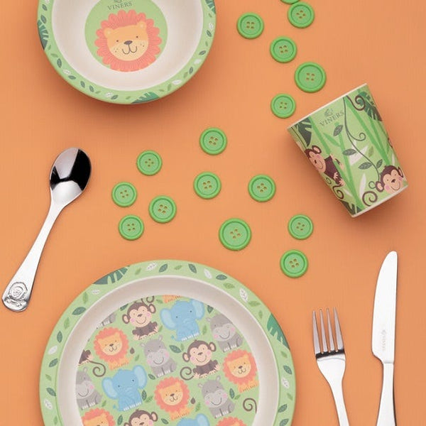 Viners Jungle 3pc Bamboo Fibre Kids Dinnerware Set – Sam Turner & Sons