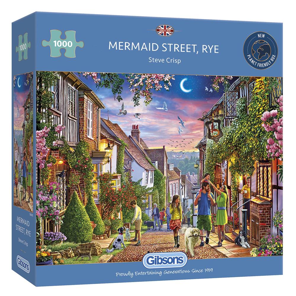 Gibsons Mermaid Street, Rye 1000 Piece Jigsaw – Sam Turner & Sons