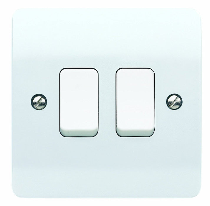 MK Electric Double Switch Plate SP 10A 2 Gang 2 Way – Sam Turner & Sons